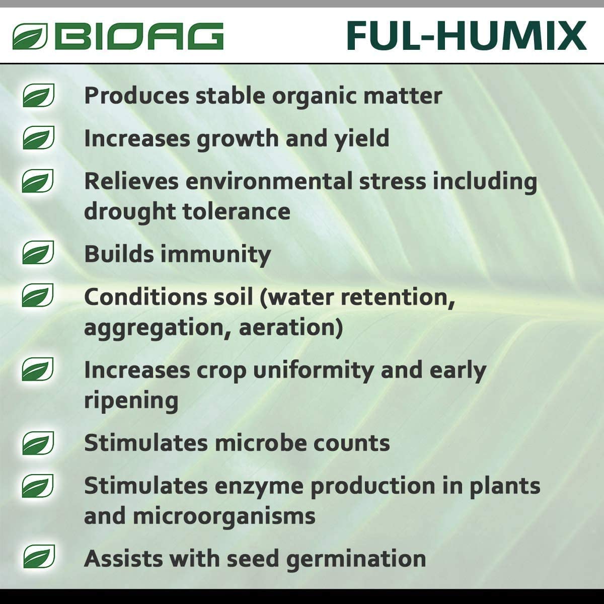 BioAg Ful-Humix Humic Acid - Dagga Garden